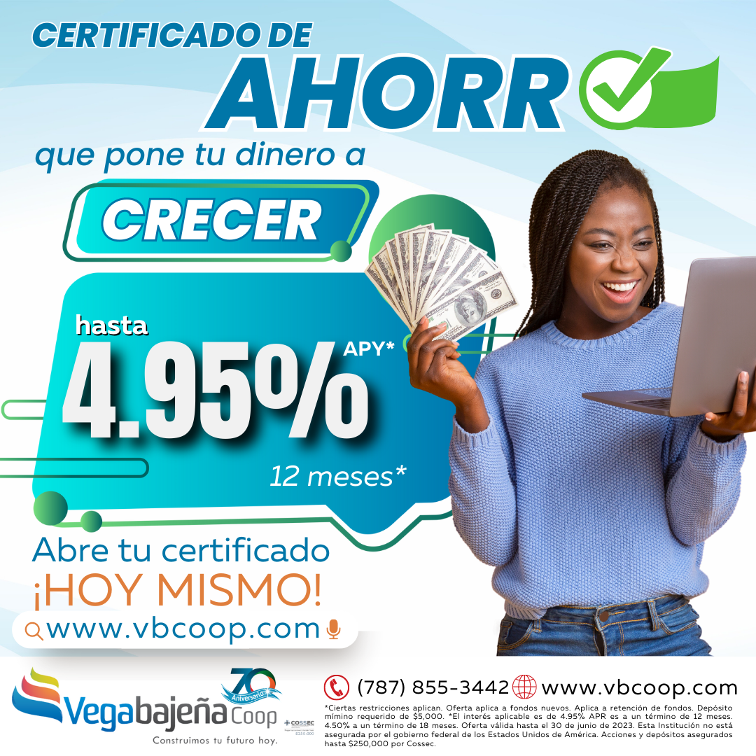 Cuenta de Cheque – Vegabajena Coop
