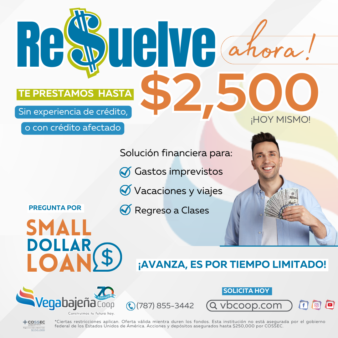 Vegabajena Coop – Préstamos | Cuentas | Tarjetas de Crédito